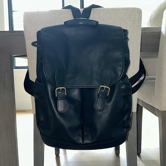 Coach | Bags | Coach Black Leather Backpack | Poshmark